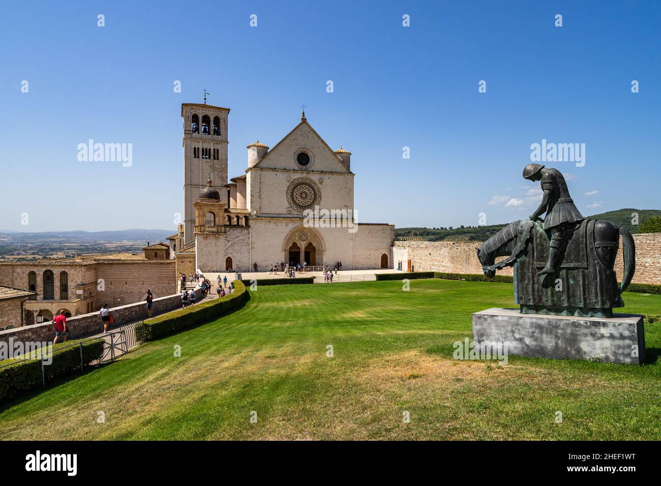 Exterior of the Basilica of Saint Francis of Assisi (upper Basilica ...