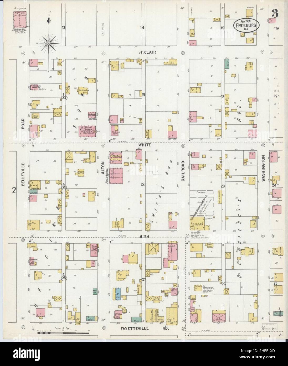 Map of freeburg hi-res stock photography and images - Alamy