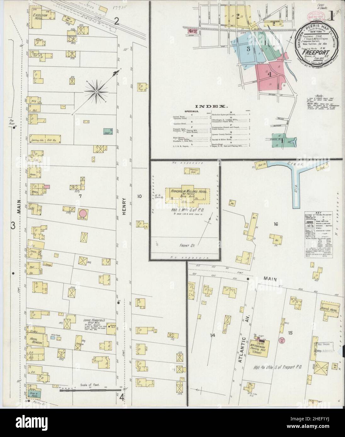 Map of freeport new york hi-res stock photography and images - Alamy