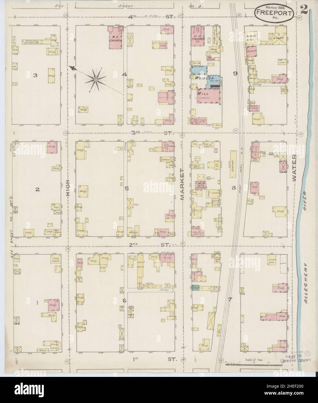 Sanborn Fire Insurance Map from Freeport, Armstrong County ...