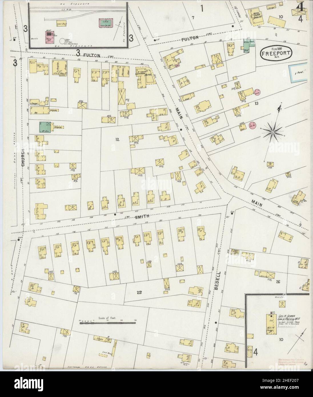 Map of freeport new york hi-res stock photography and images - Alamy