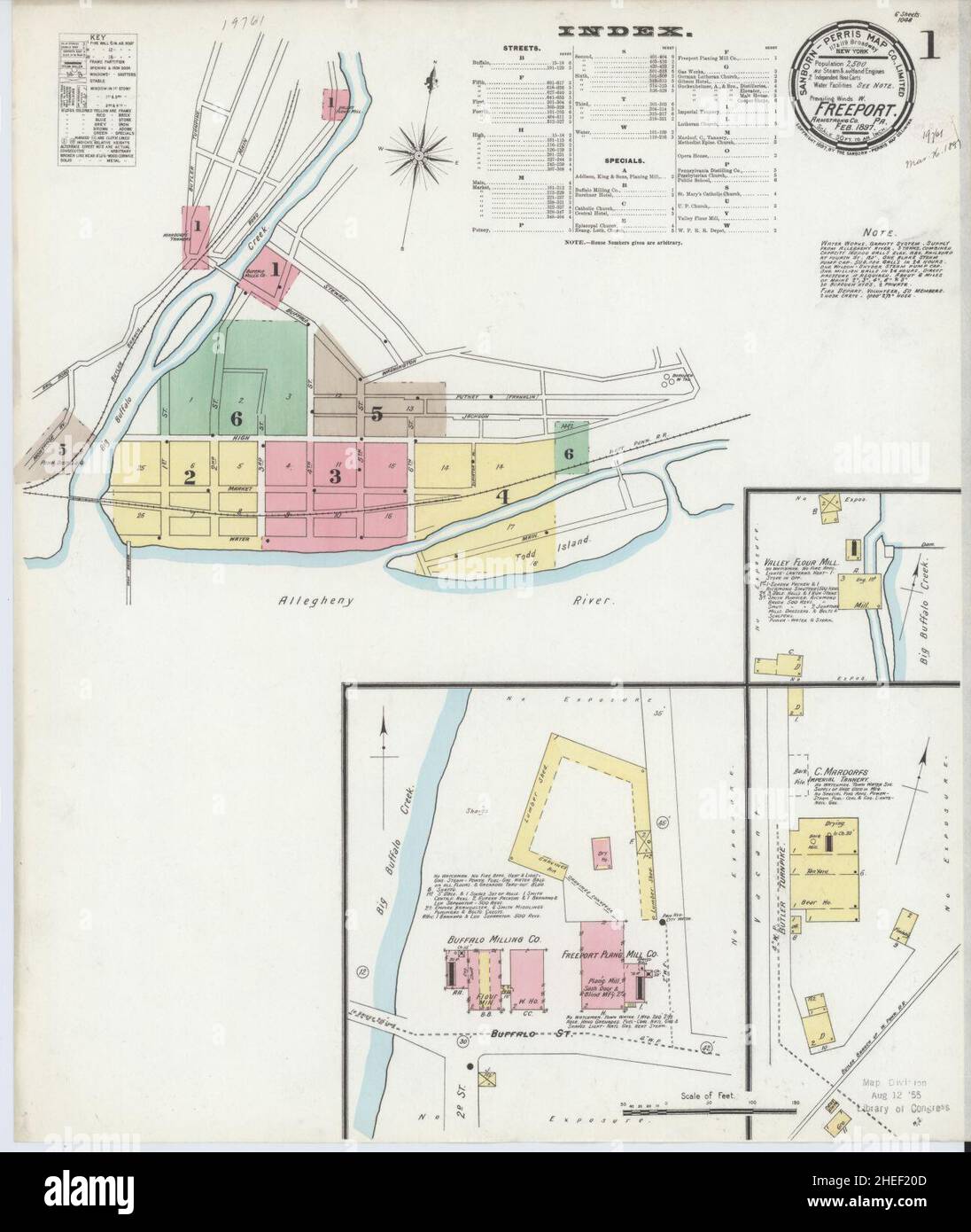 Sanborn Fire Insurance Map from Freeport, Armstrong County ...