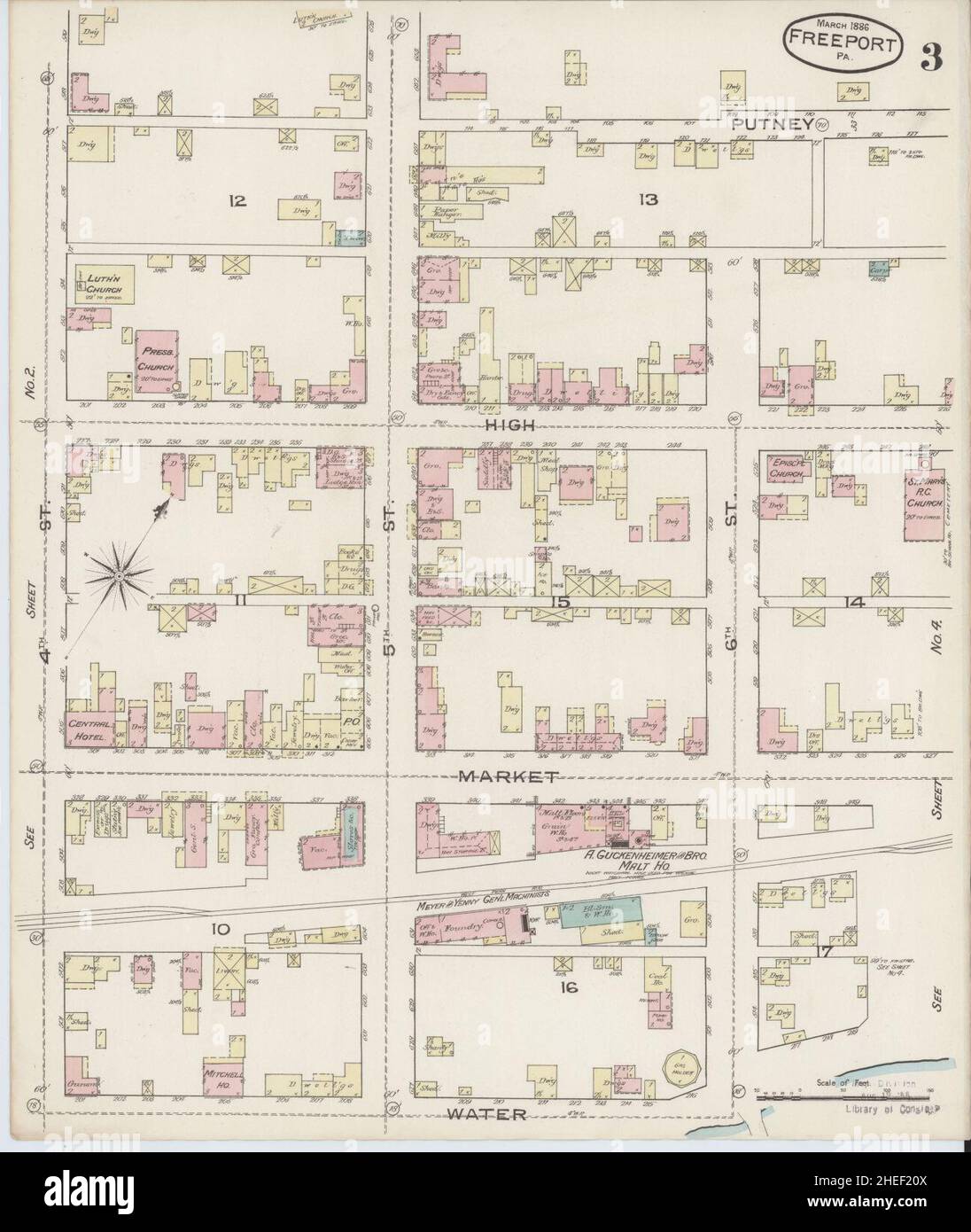 Sanborn Fire Insurance Map from Freeport, Armstrong County ...