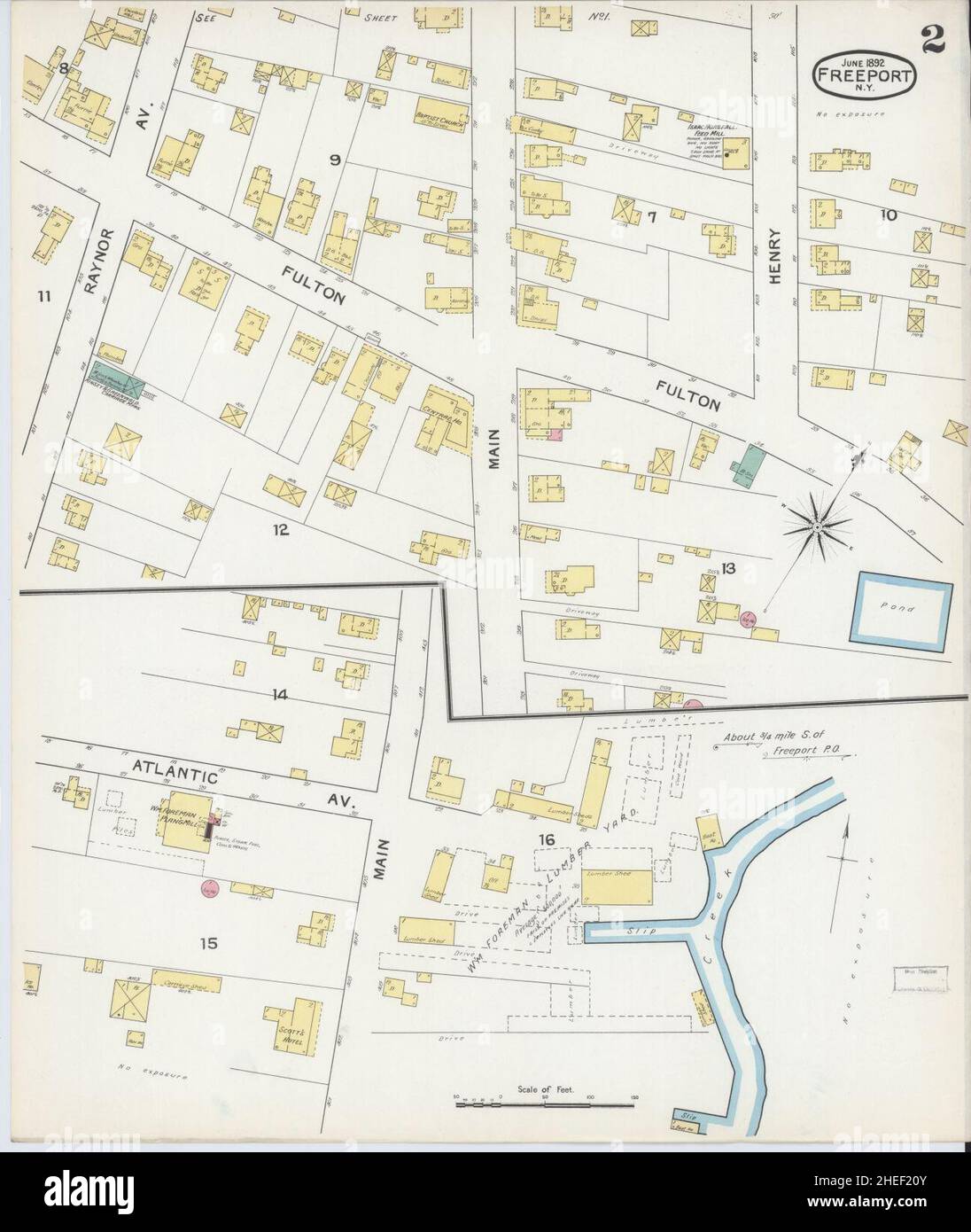 Map of freeport new york hi-res stock photography and images - Alamy