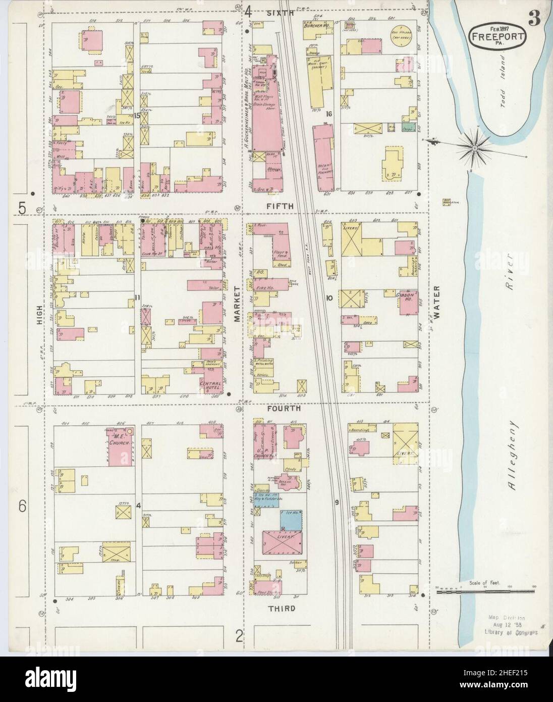 Sanborn Fire Insurance Map from Freeport, Armstrong County ...