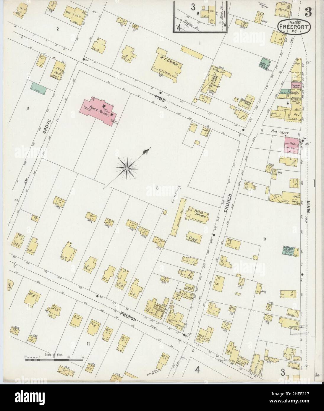 Map of freeport new york hi-res stock photography and images - Alamy