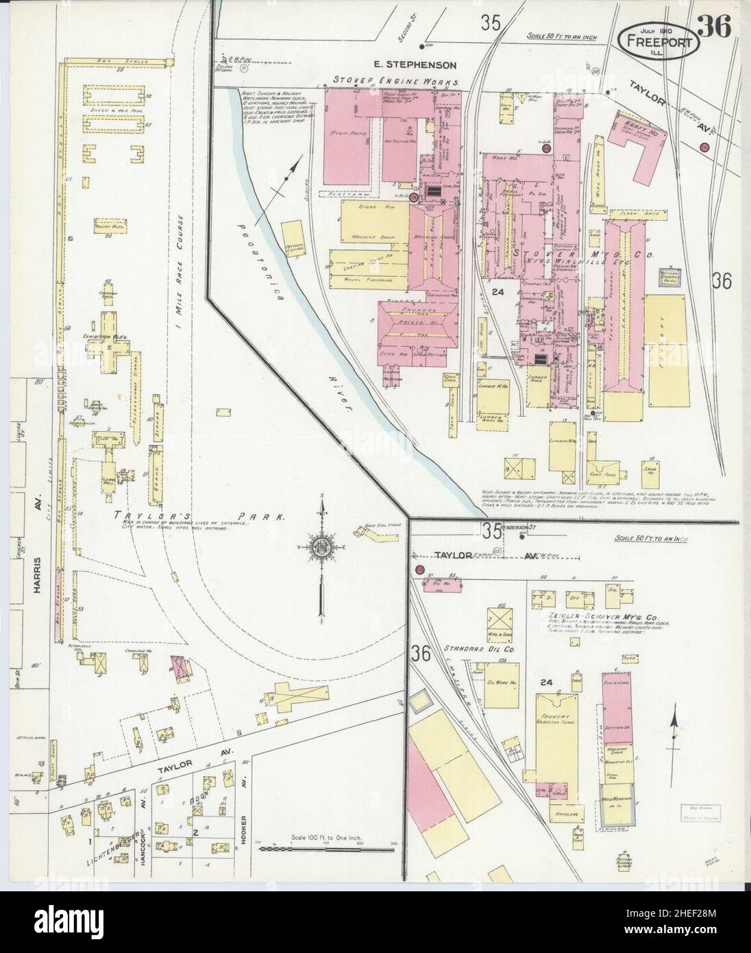 Map of freeport hi-res stock photography and images - Alamy