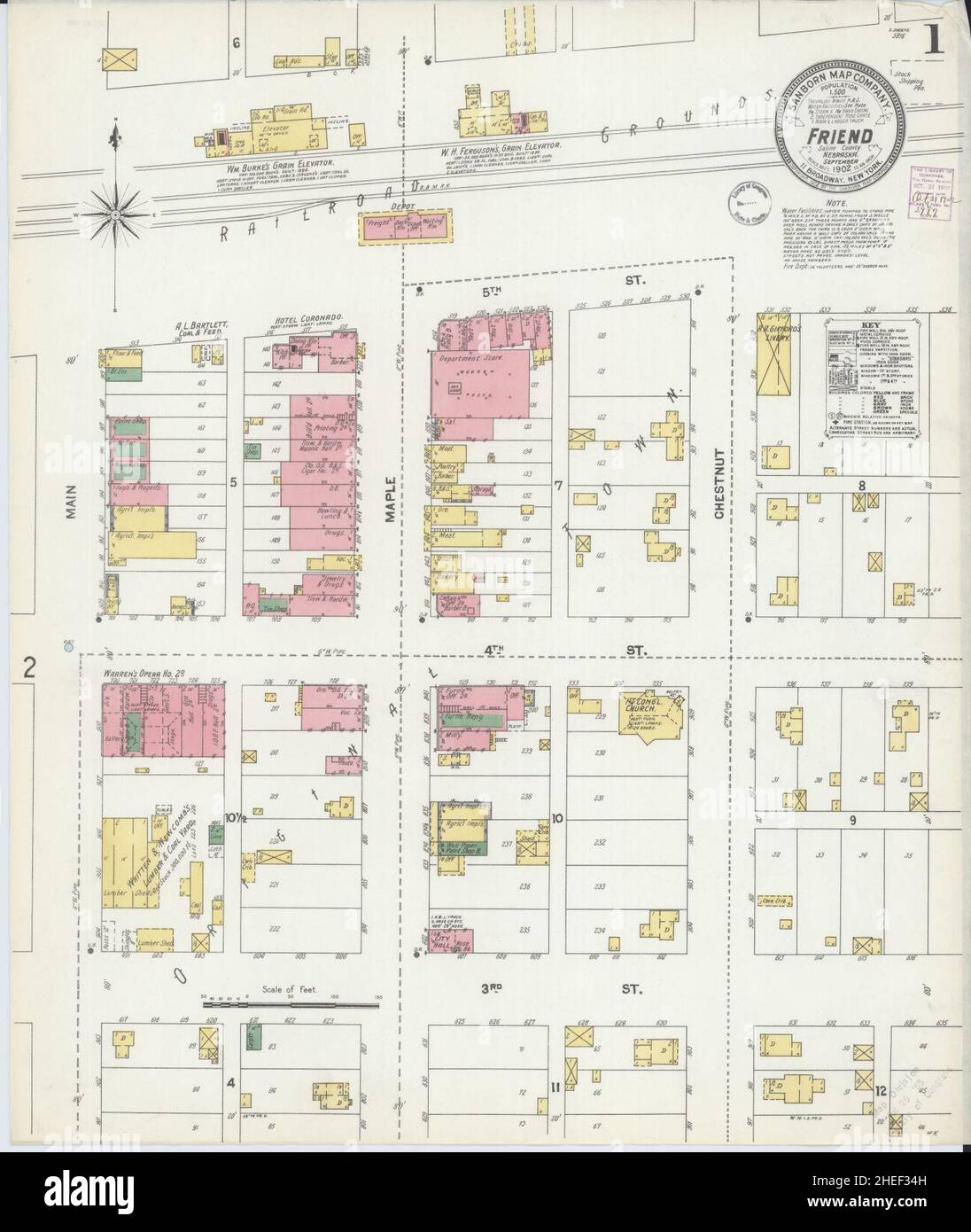 Map of friend nebraska hi-res stock photography and images - Alamy