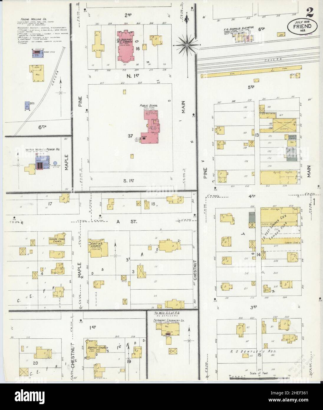 Map of friend nebraska hi-res stock photography and images - Alamy