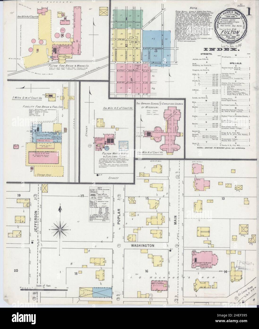 Callaway county map hi-res stock photography and images - Alamy