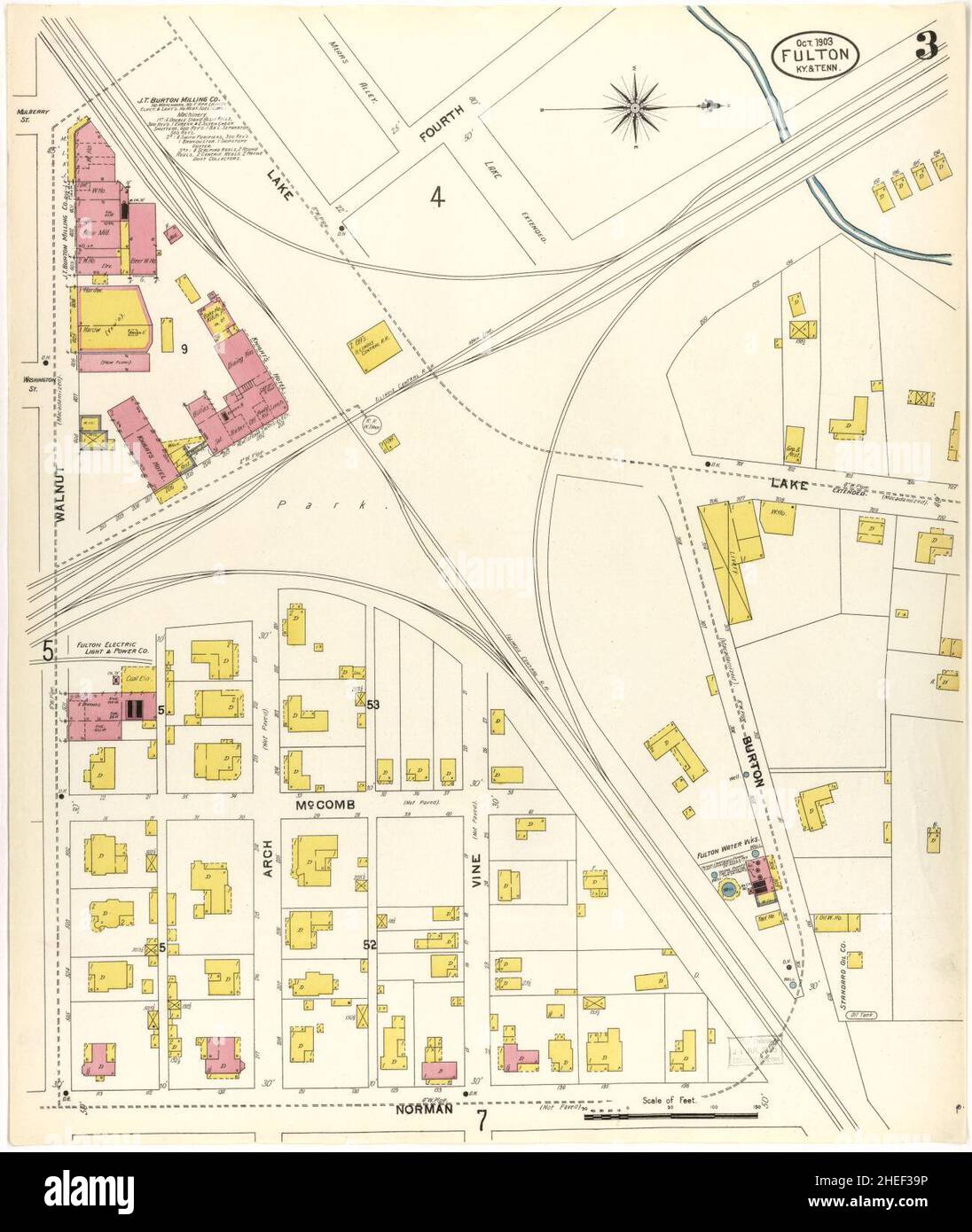 Map of fulton hi-res stock photography and images - Alamy