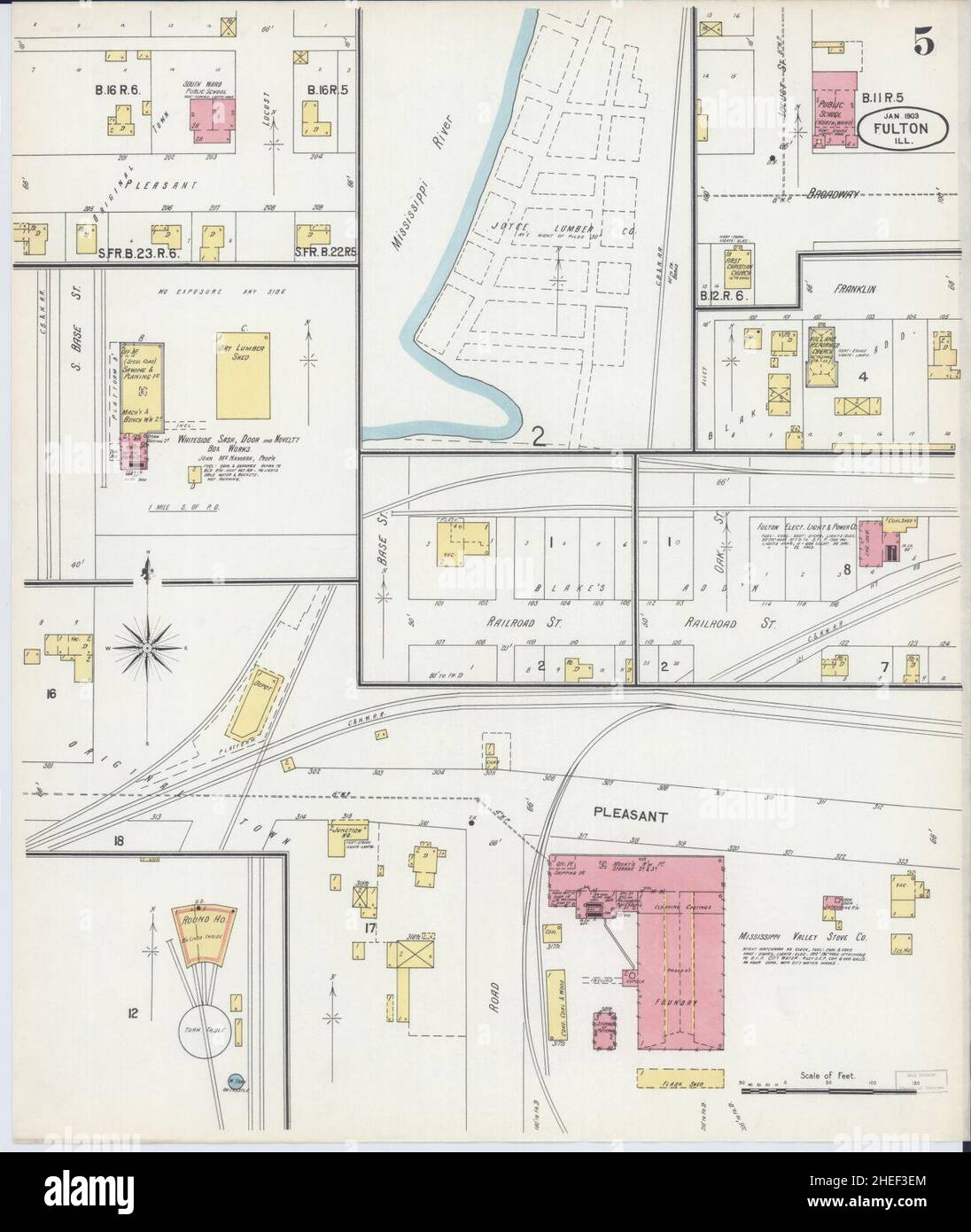 Whiteside county map hi-res stock photography and images - Alamy