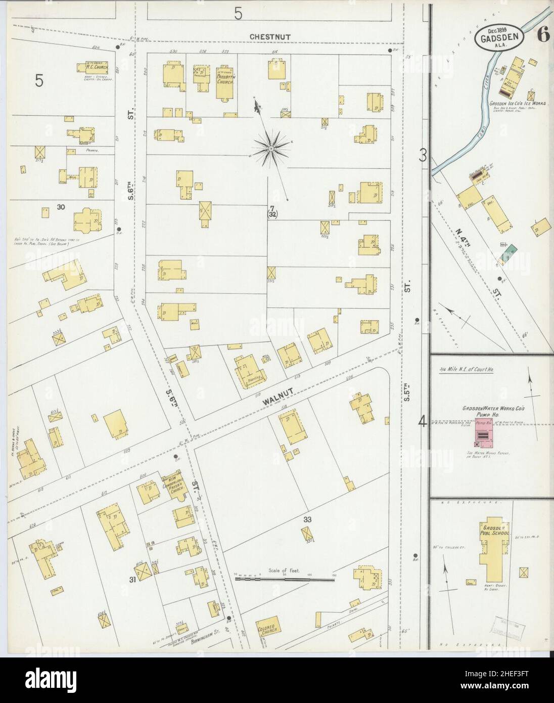 Gadsden alabama map hi-res stock photography and images - Alamy