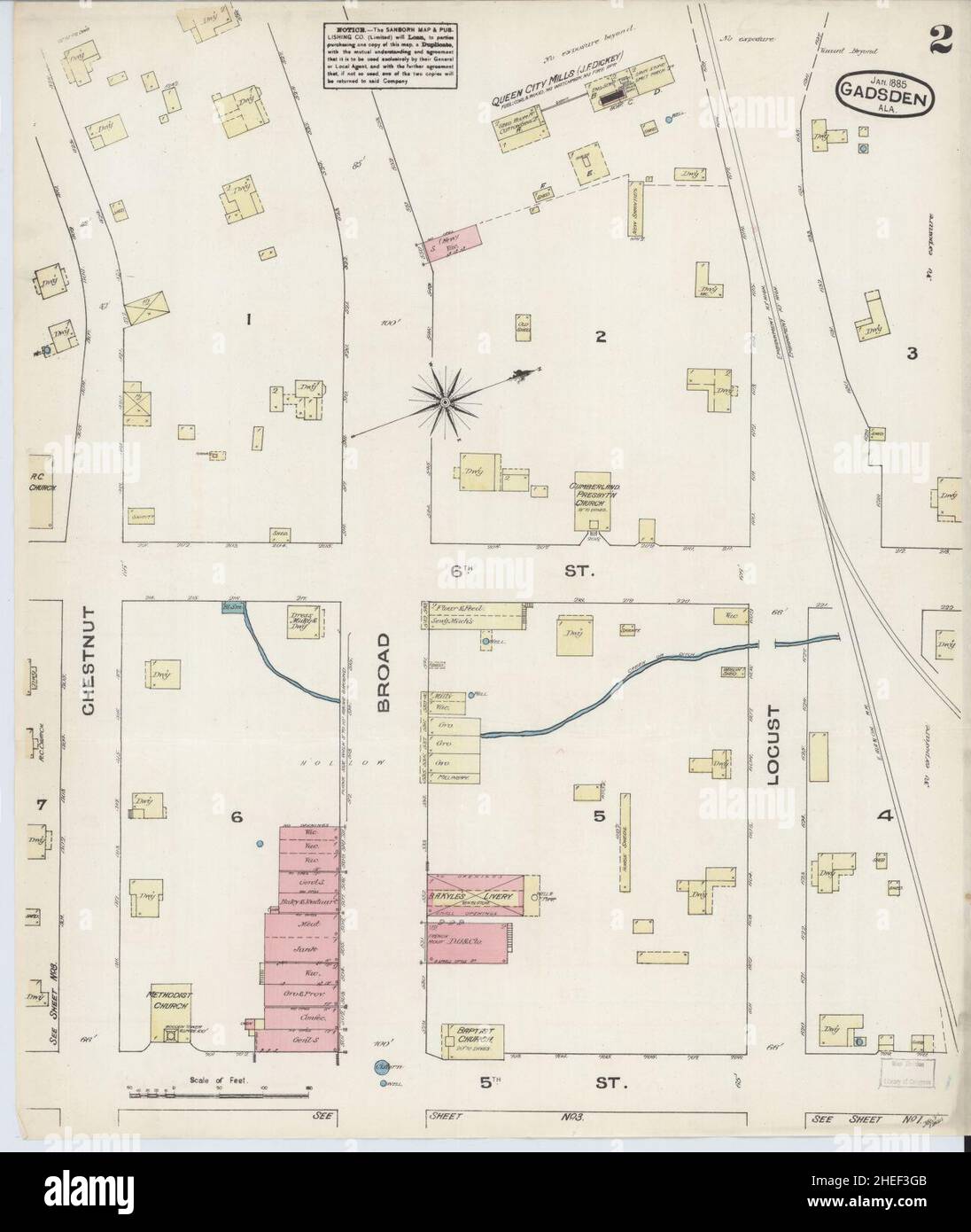 Gadsden map hi-res stock photography and images - Alamy