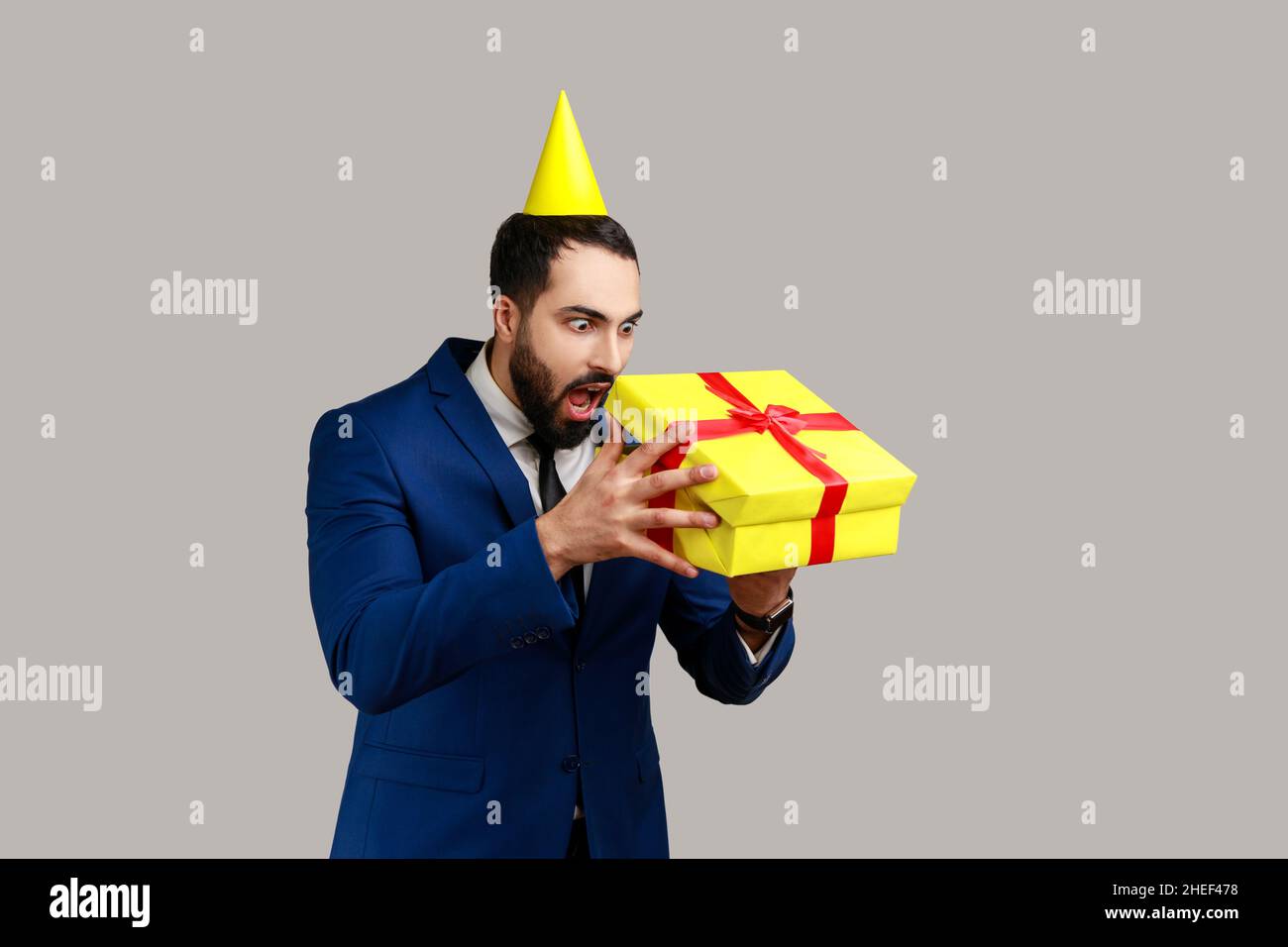 Bad gift scared hi-res stock photography and images - Alamy