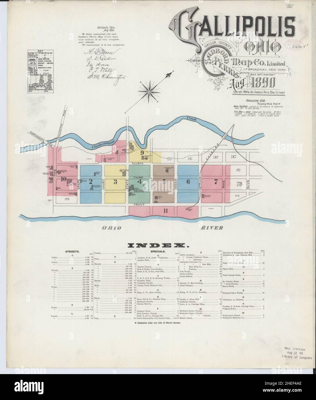 Gallipolis ohio map hi-res stock photography and images - Alamy