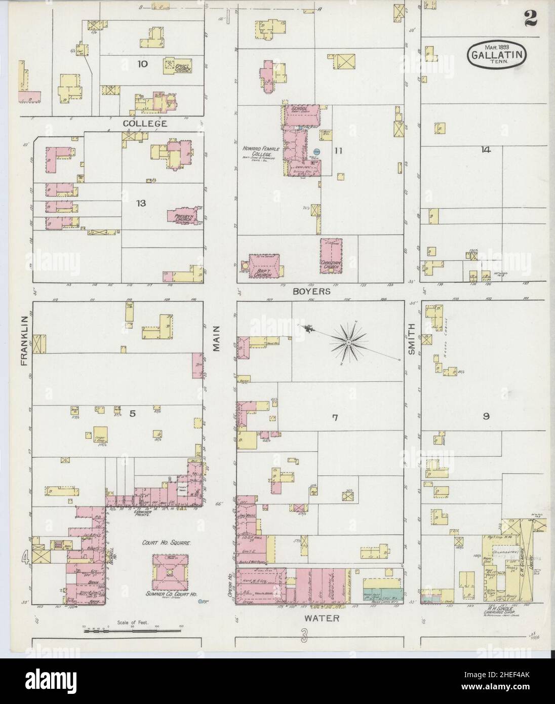Gallatin county map hi-res stock photography and images - Alamy