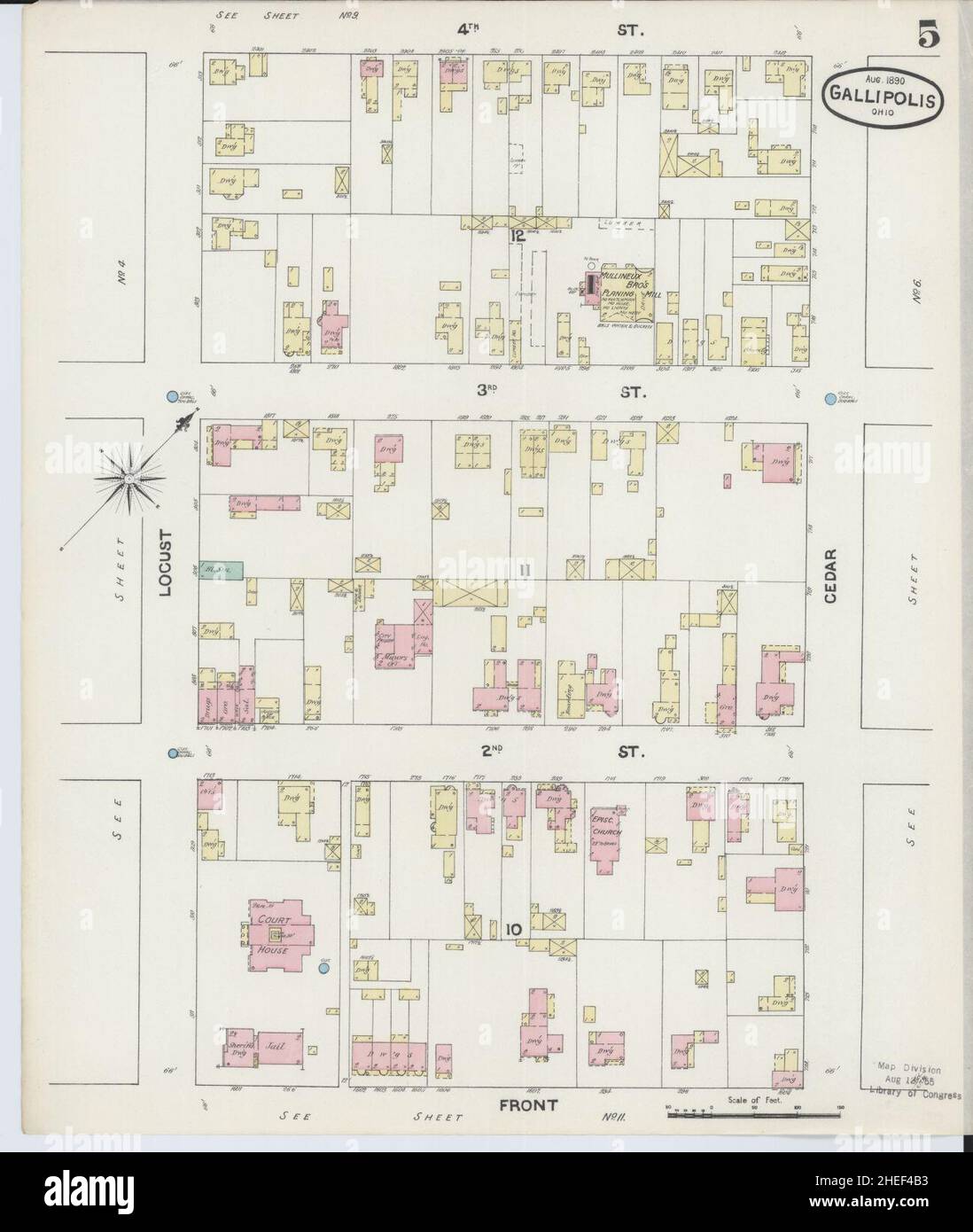 Map of gallipolis hi-res stock photography and images - Alamy