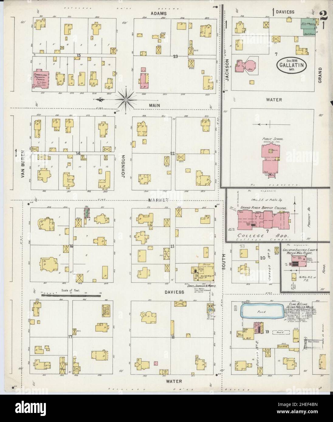 Map of gallatin missouri hi-res stock photography and images - Alamy