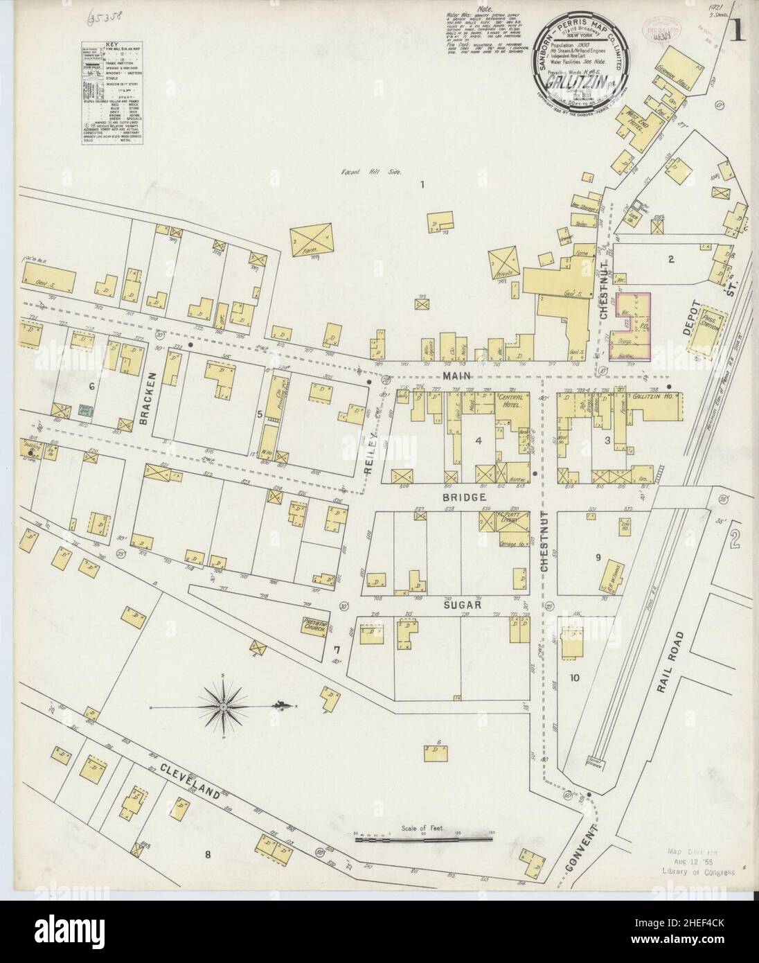 Cambria county map hi-res stock photography and images - Alamy