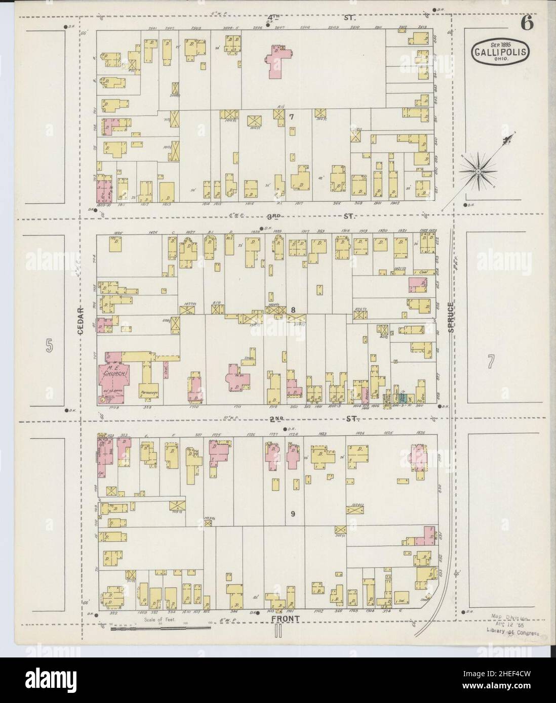 Map of gallipolis hi-res stock photography and images - Alamy