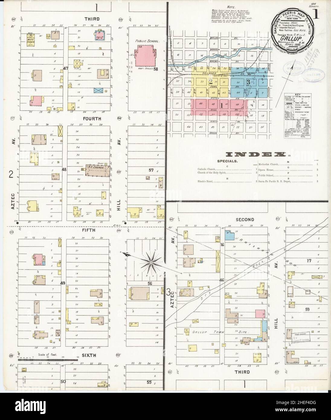 Gallup new mexico map hi-res stock photography and images - Alamy