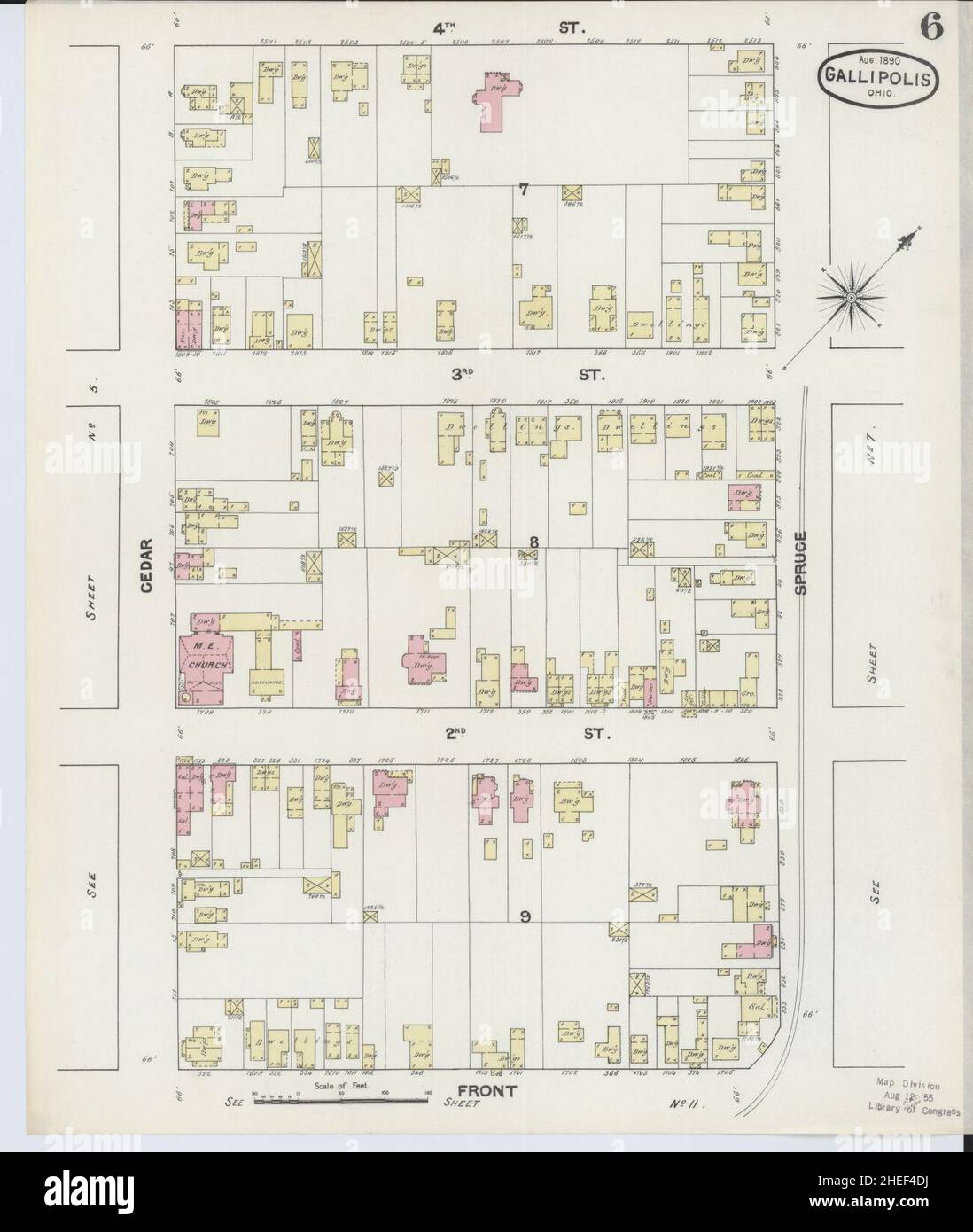 Map of gallipolis hi-res stock photography and images - Alamy