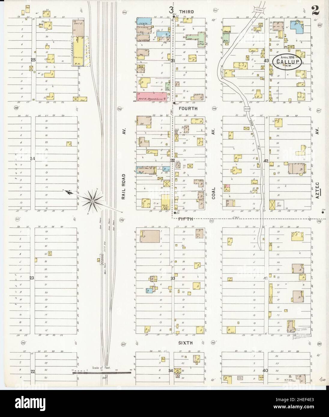 Gallup new mexico map hi-res stock photography and images - Alamy