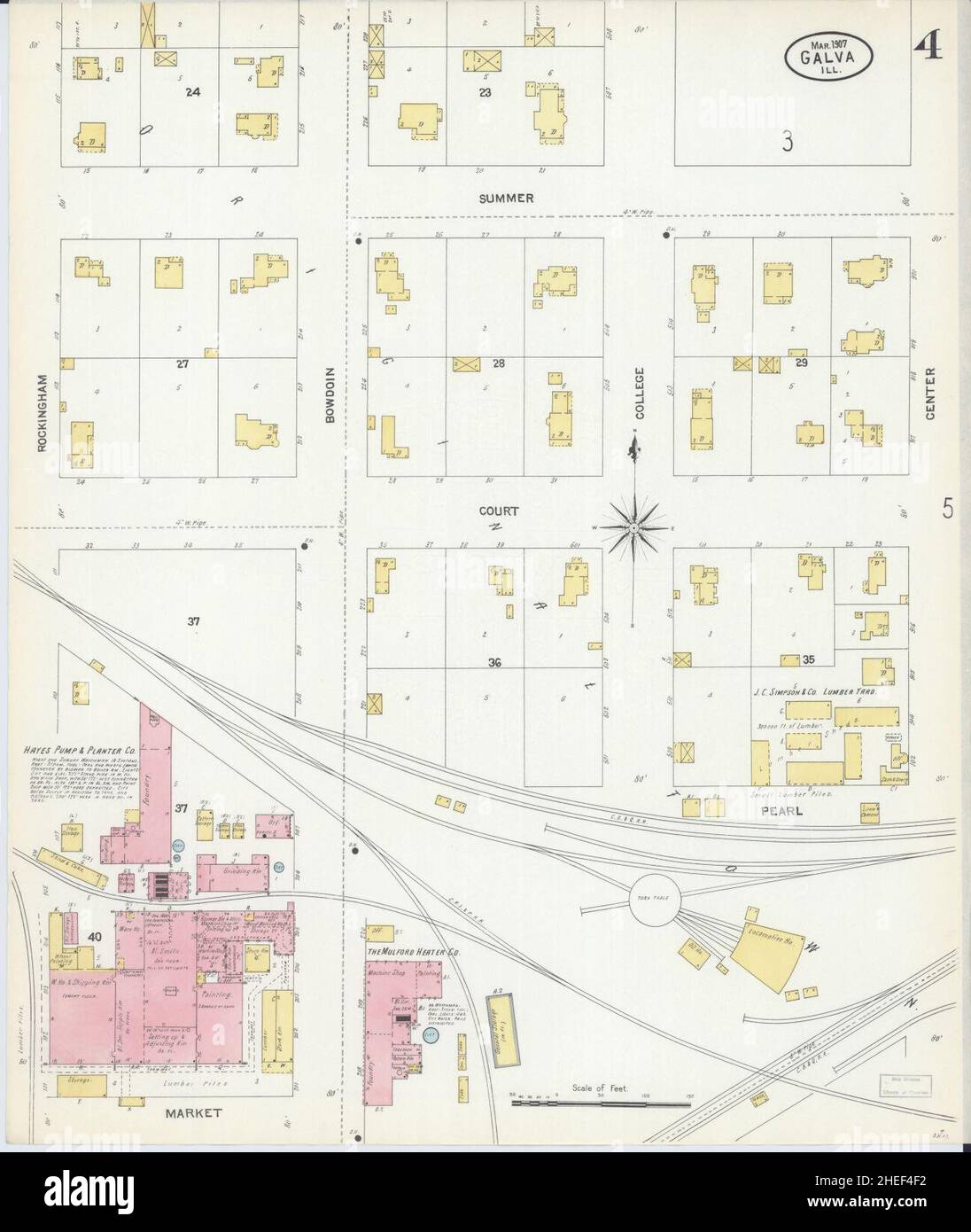 Map of galva hi-res stock photography and images - Alamy
