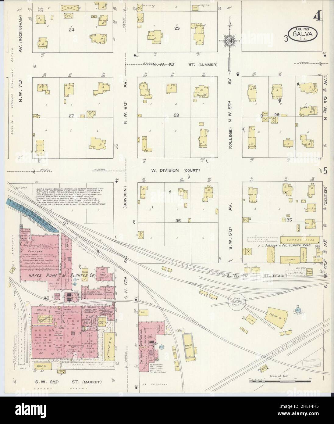 Map of galva hi-res stock photography and images - Alamy