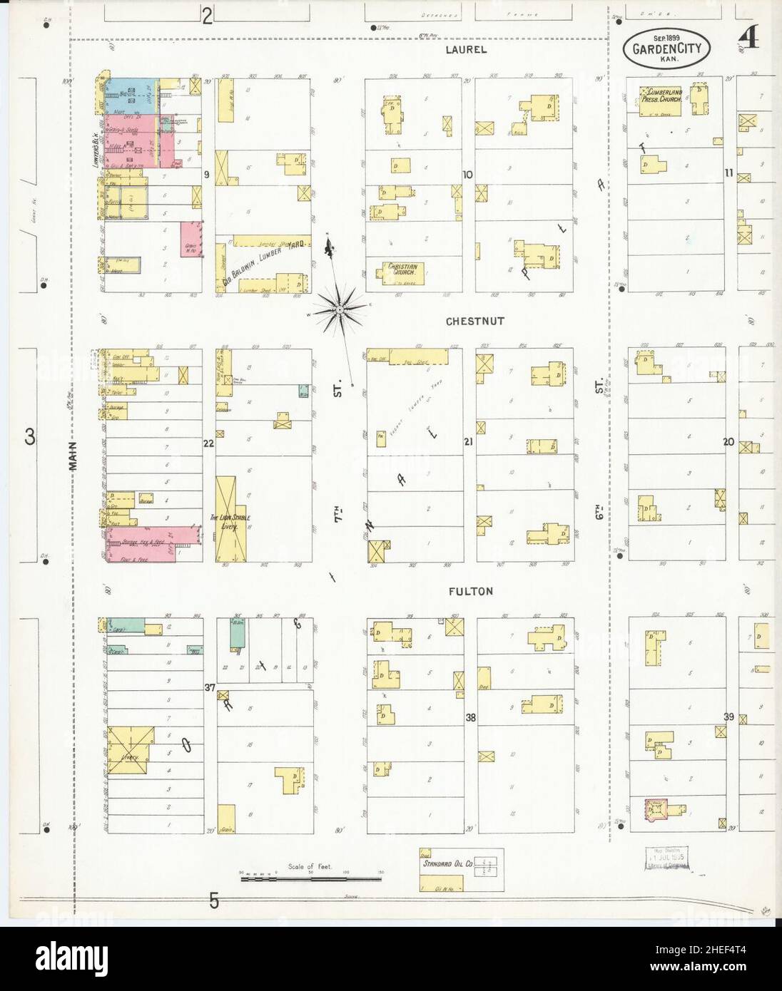 Sanborn Fire Insurance Map from Garden City, Finney County, Kansas ...