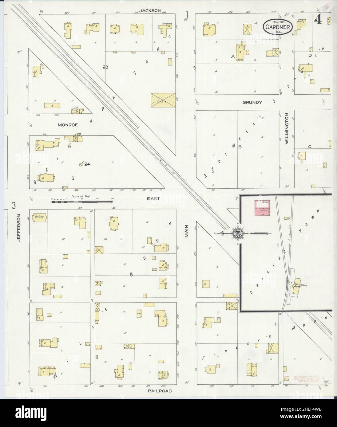 Map of gardner hi-res stock photography and images - Alamy