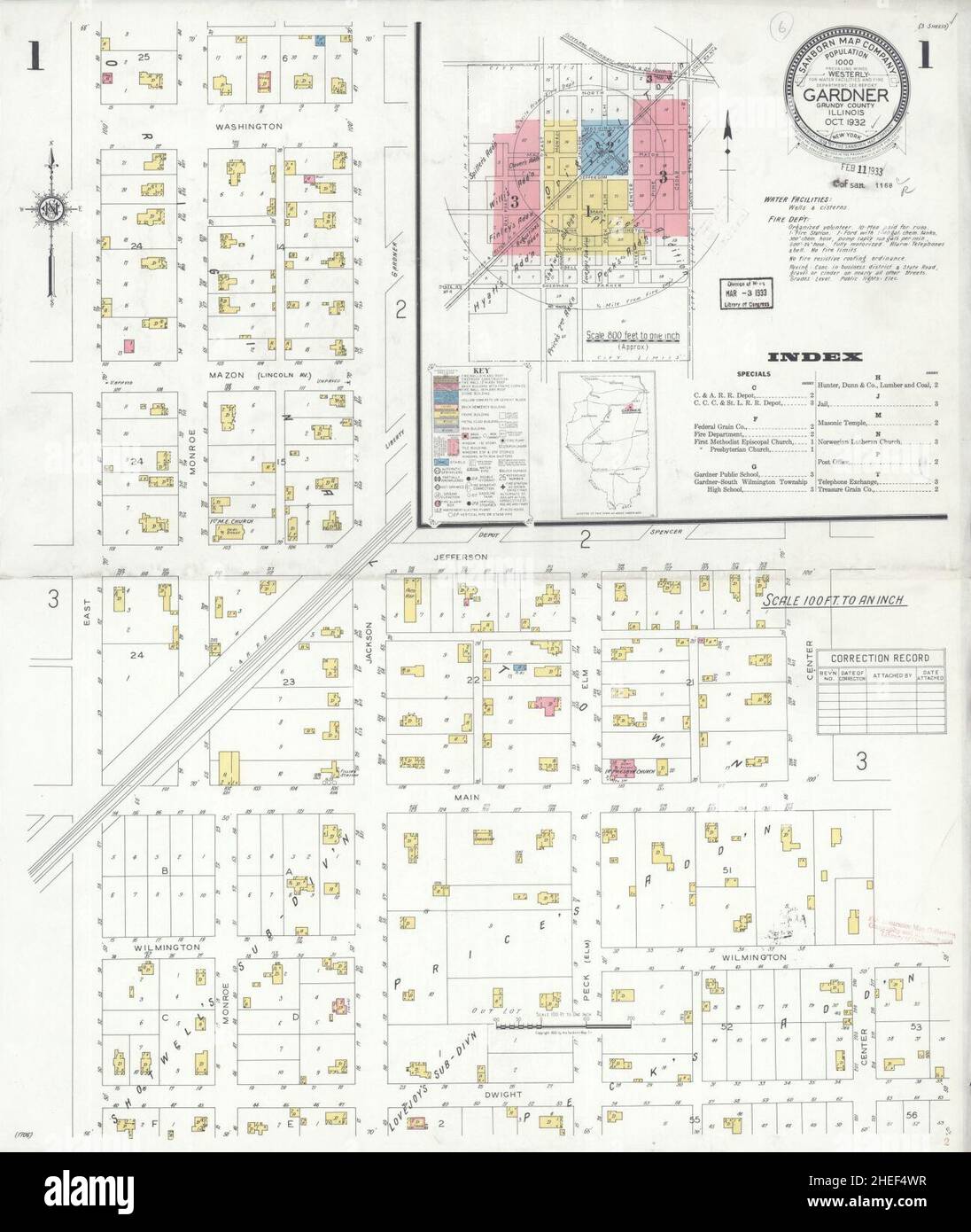 Map of gardner hi-res stock photography and images - Alamy