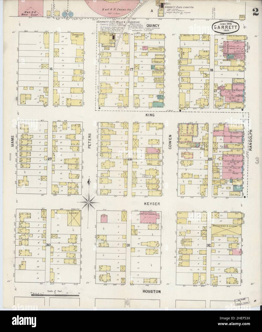 Garrett map hi-res stock photography and images - Alamy