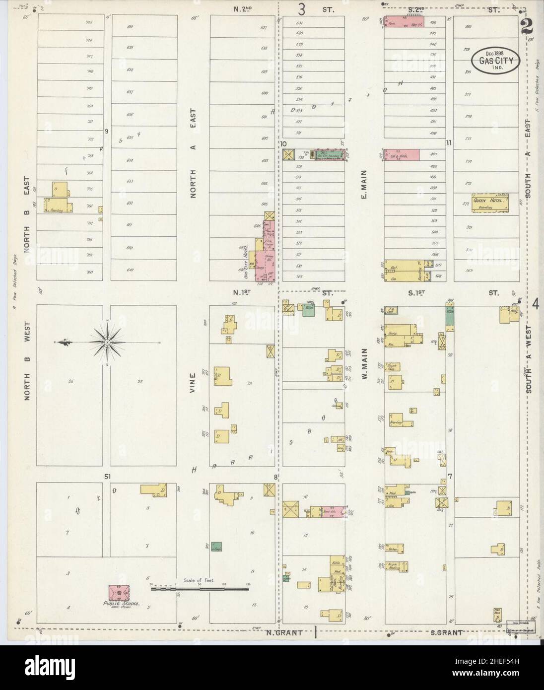 Gas city indiana map hi-res stock photography and images - Alamy