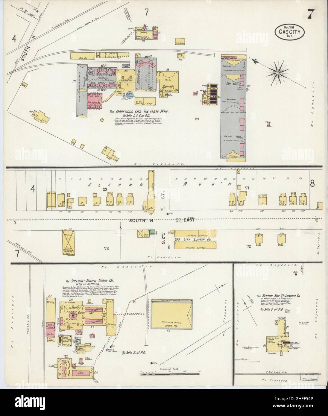 Gas city indiana map hi-res stock photography and images - Alamy