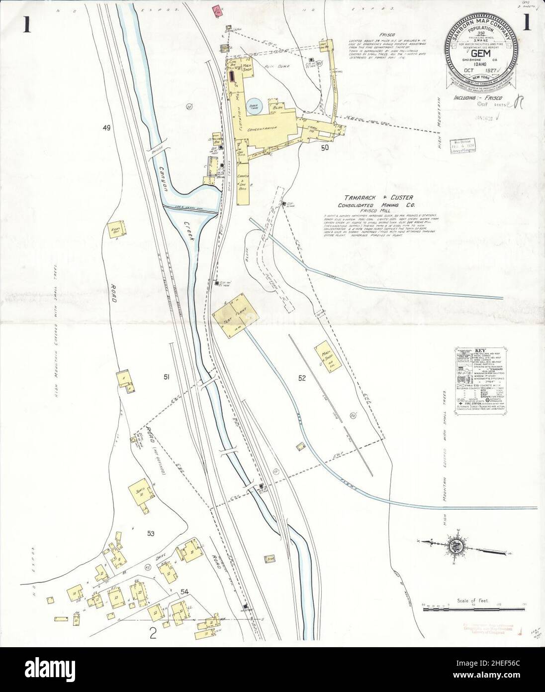 Gem county map hi-res stock photography and images - Alamy