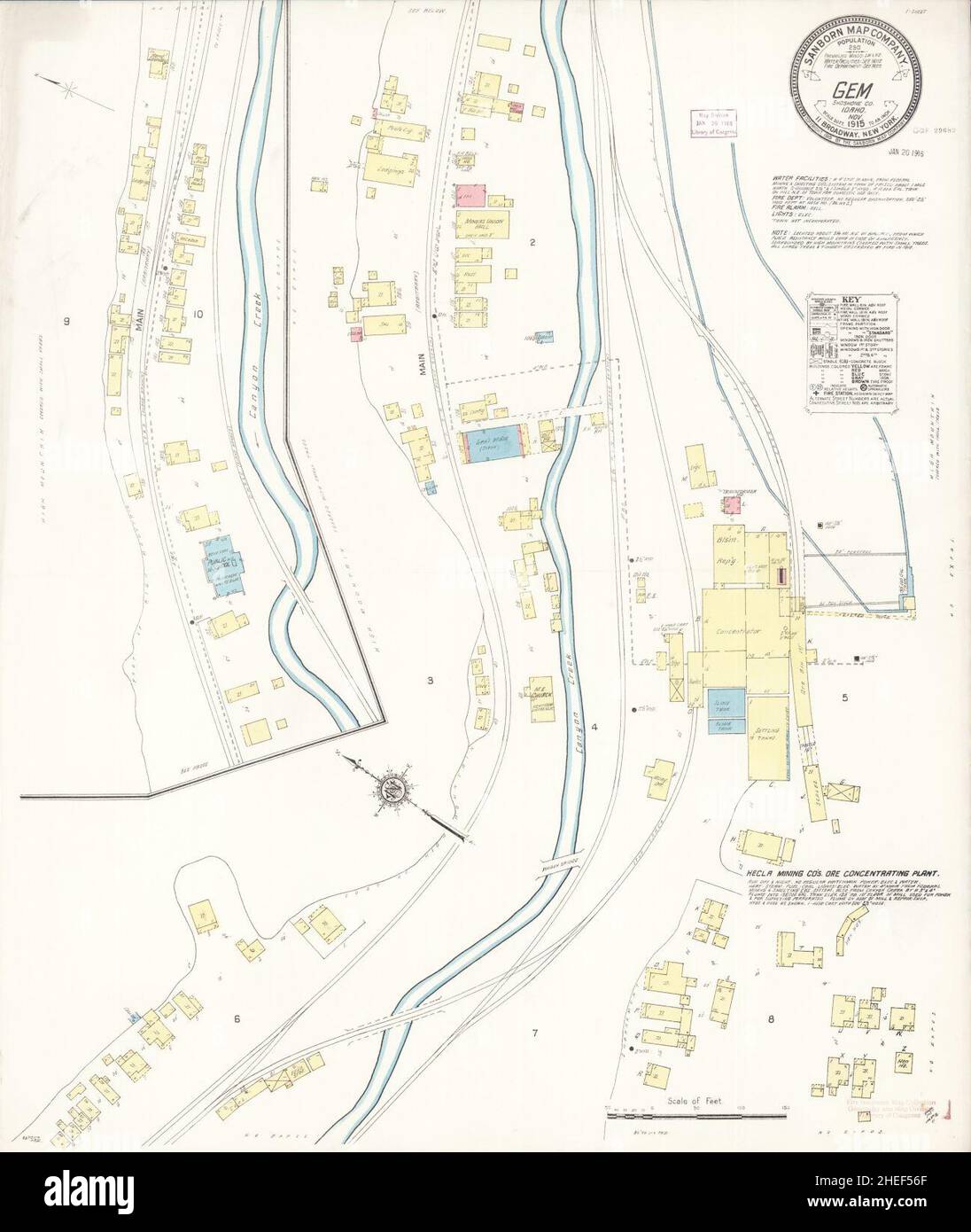 Gem county map hi-res stock photography and images - Alamy