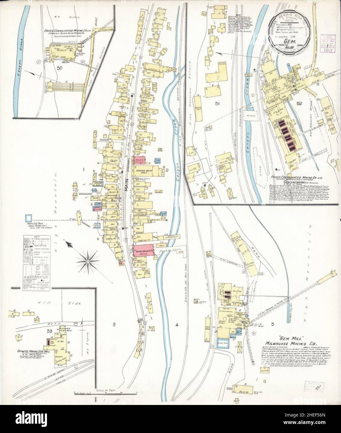 Gem county map hi-res stock photography and images - Alamy