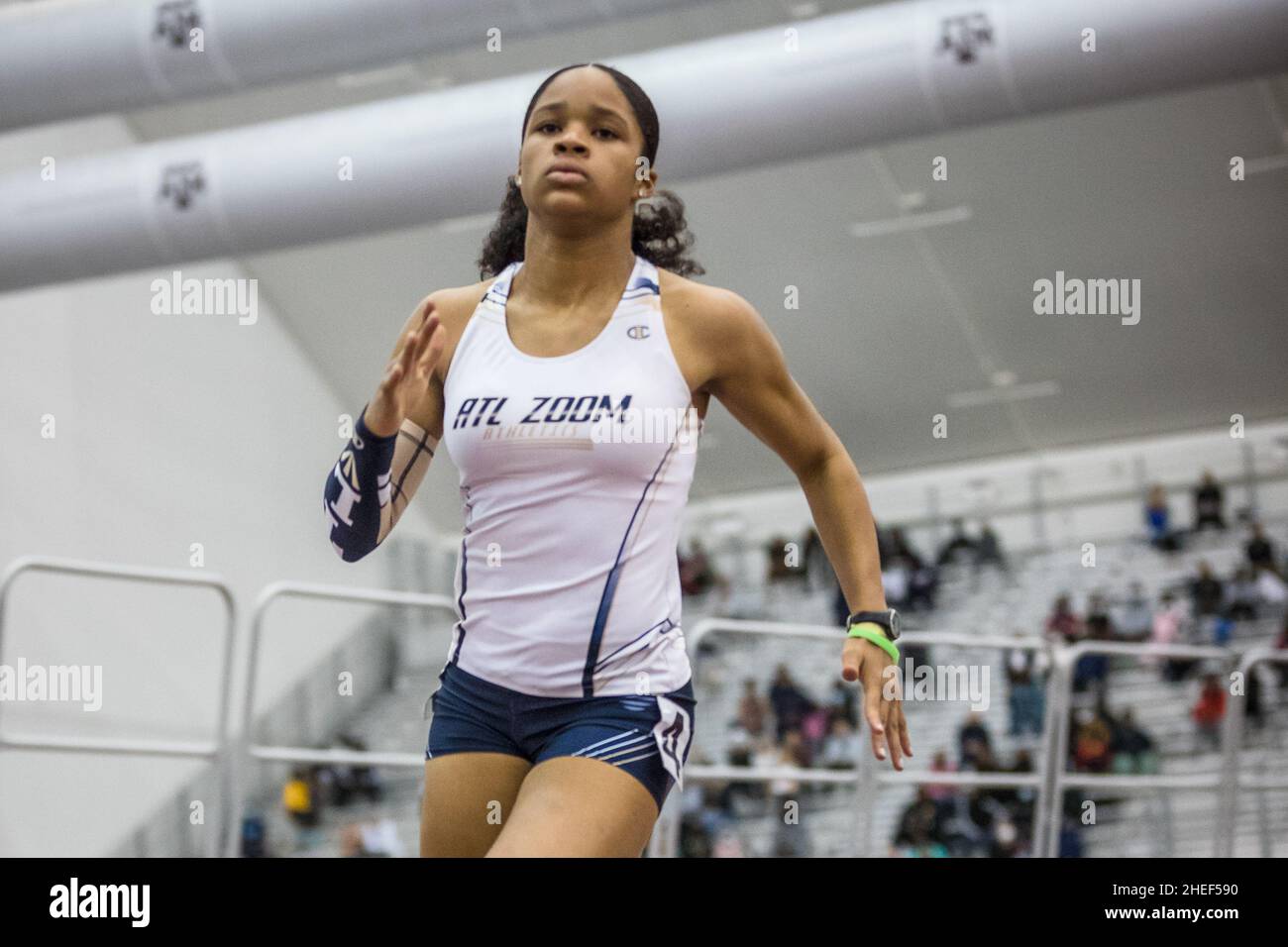 College Station, Texas, USA. 7th Jan, 2022. Tyler Lowe competes in the ...