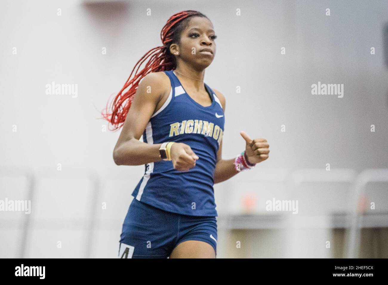 College Station, Texas, USA. 7th Jan, 2022. Rachel Joseph competes in ...