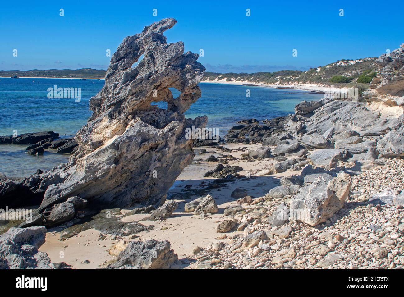Rocky Bay on Rottnest Island Stock Photo - Alamy