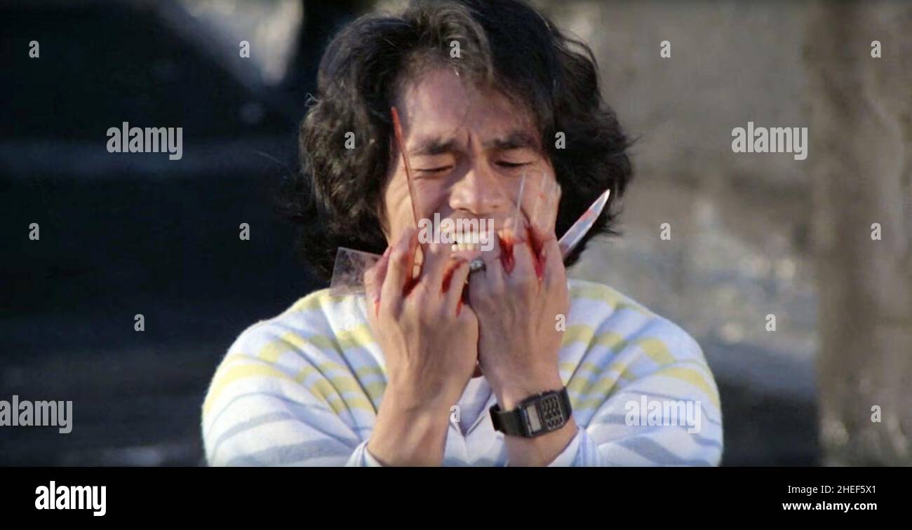 NEW YORK NINJA, John Liu (voice-over by Don Wilson), filmed in 1984 ...