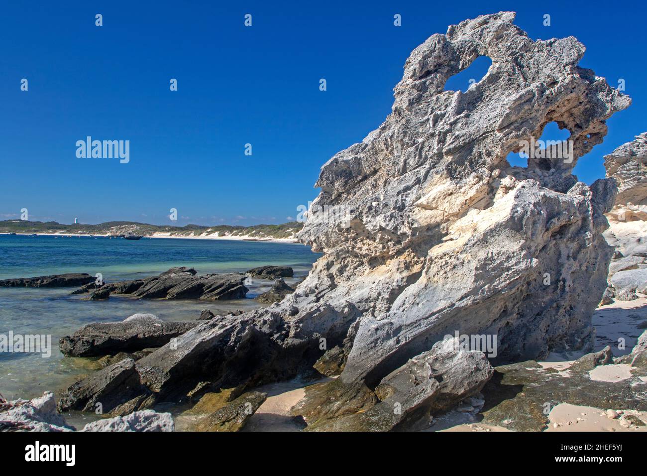 Rocky Bay on Rottnest Island Stock Photo - Alamy