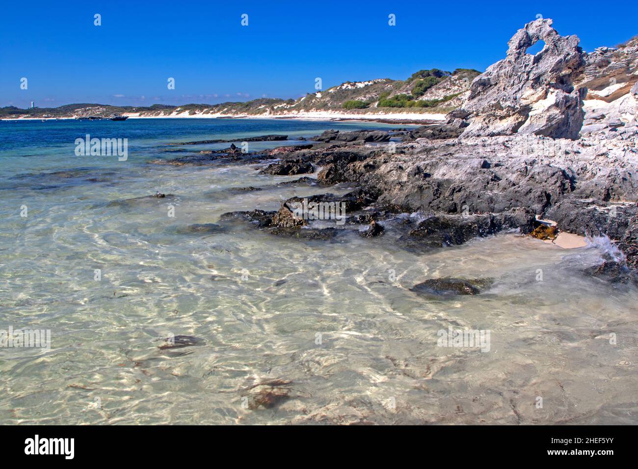 Rocky Bay on Rottnest Island Stock Photo - Alamy