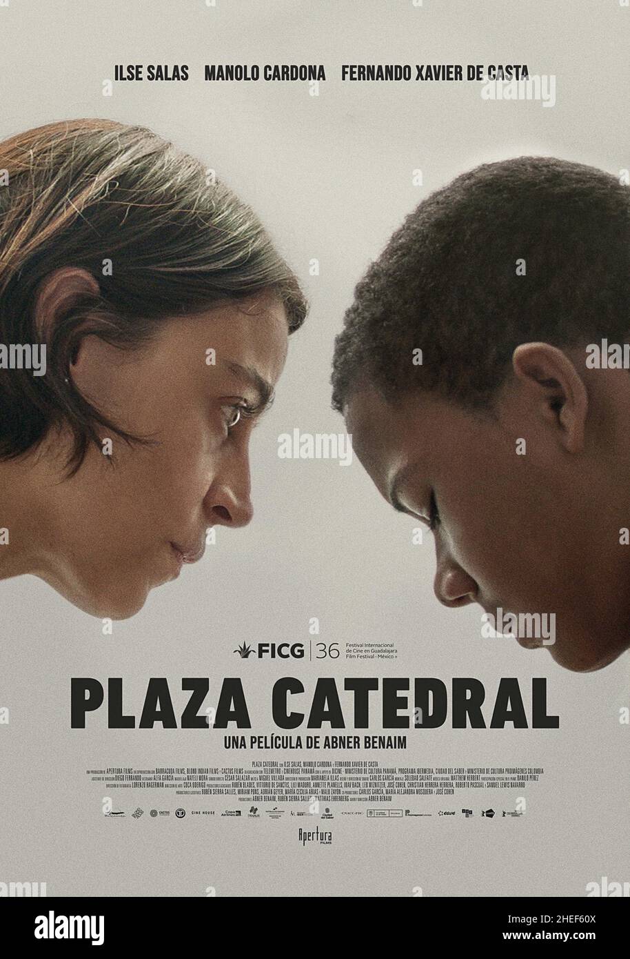 PLAZA CATEDRAL, Spanish language poster, from left: Ilse Salas ...