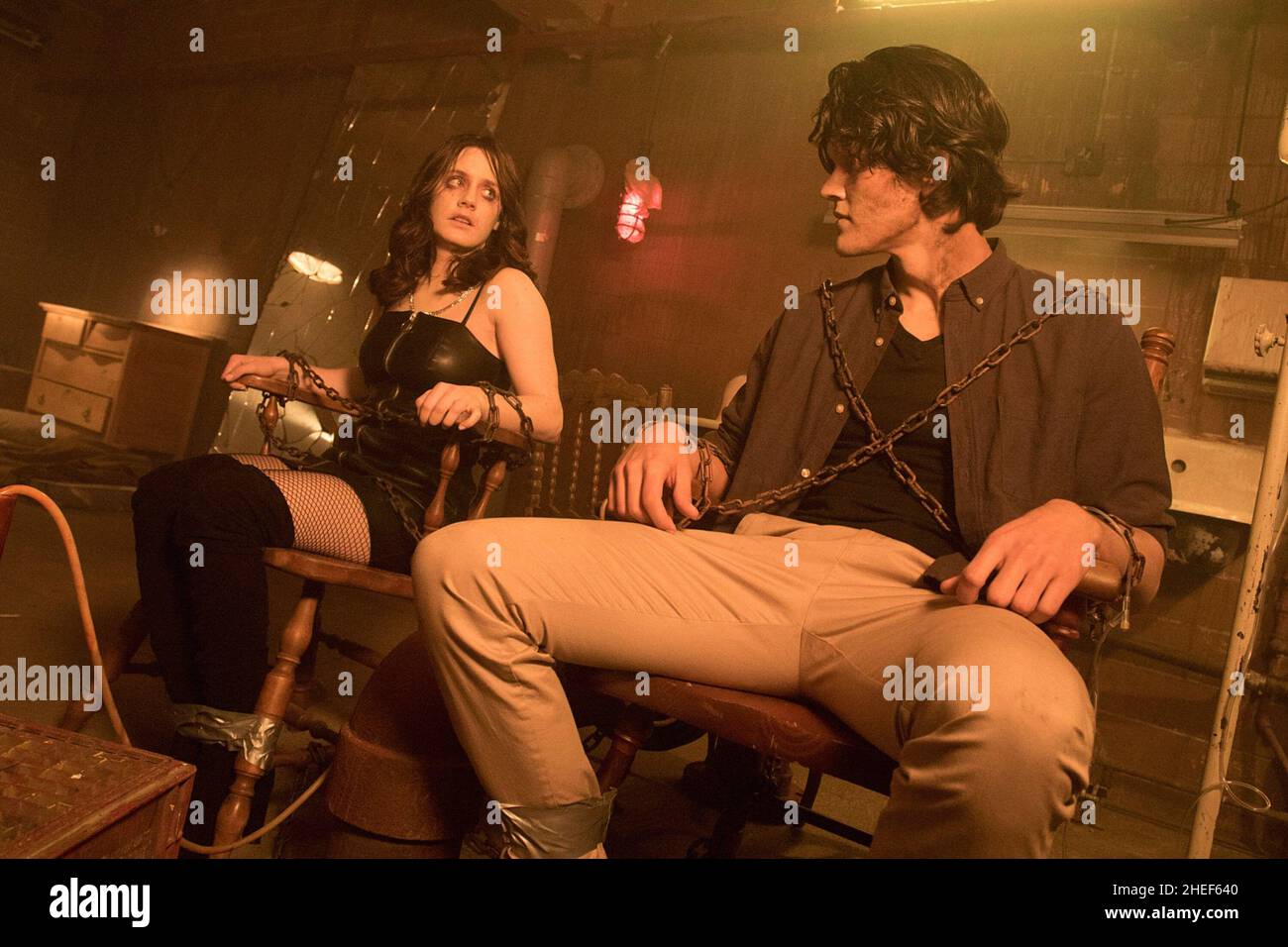 STOKER HILLS, from left: Steffani Brass, David Gridley, 2020. © Screen ...