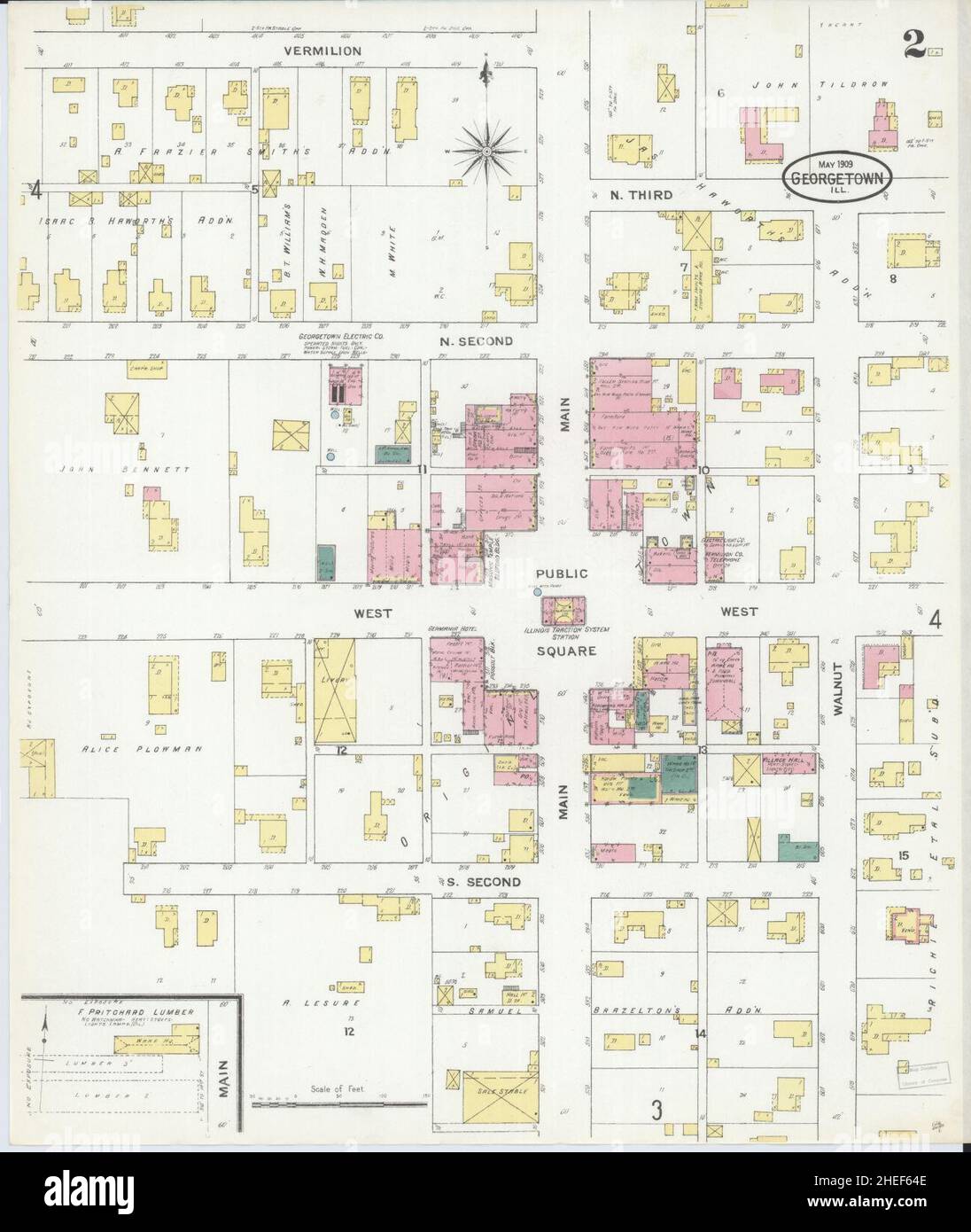 Sanborn Fire Insurance Map from Georgetown, Vermilion County, Illinois ...