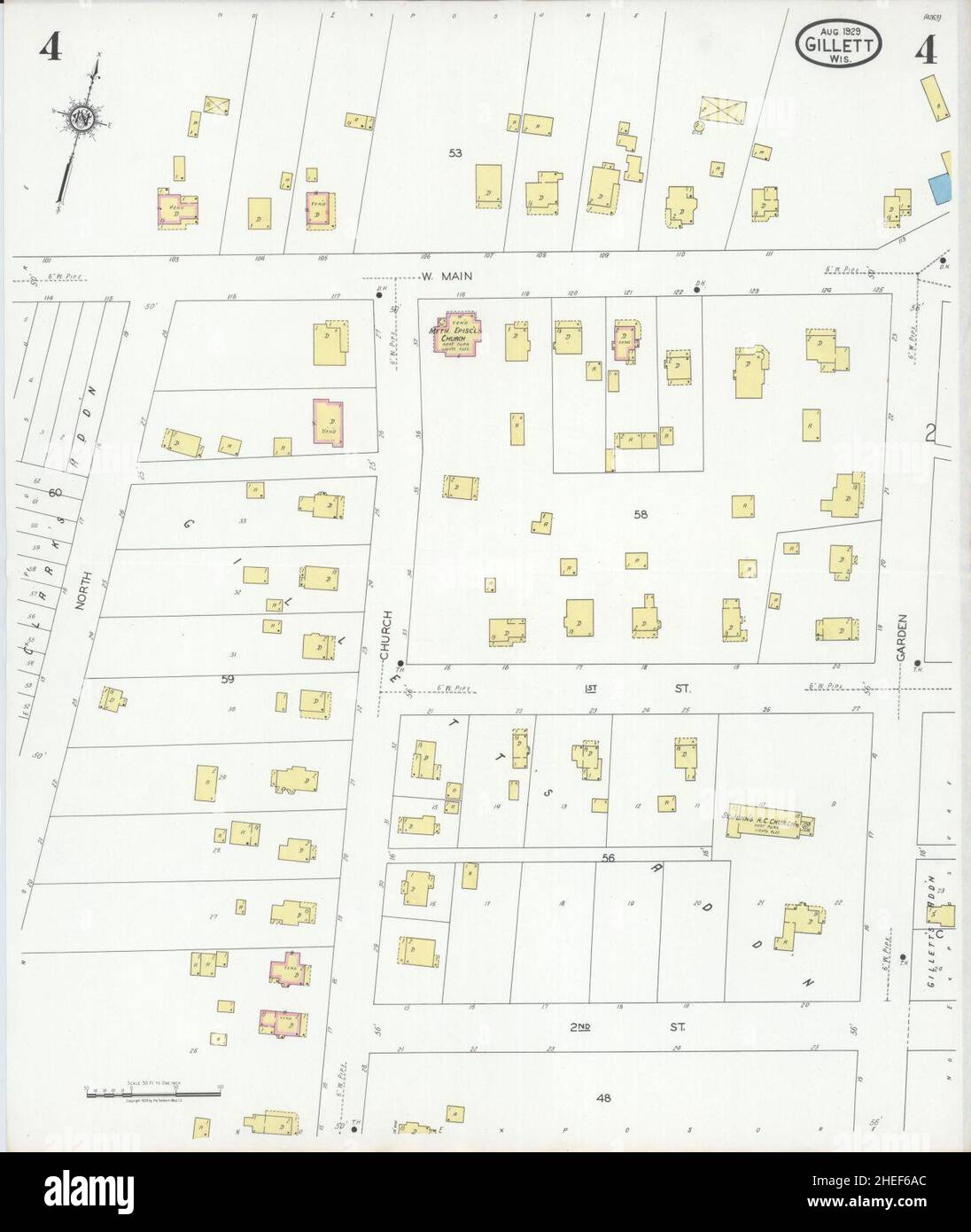 Map of oconto wisconsin hi-res stock photography and images - Alamy