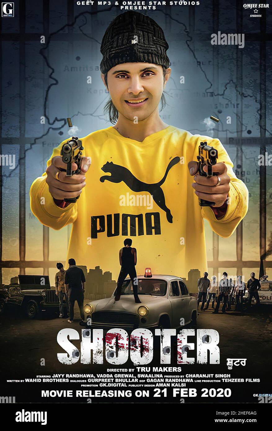 SHOOTER, poster, Jayy Randhawa, 2020. © Omjee Star Studios /Courtesy ...